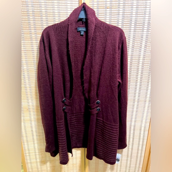 AB Studio | Sweaters | Ab Studio Shawl Collar Sweater Open Cardigan ...